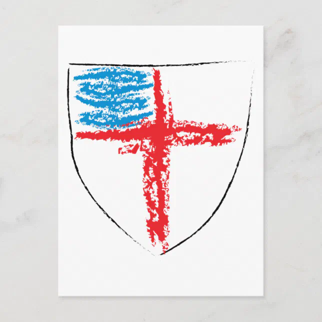 Episcopal Shield Postcard | Zazzle