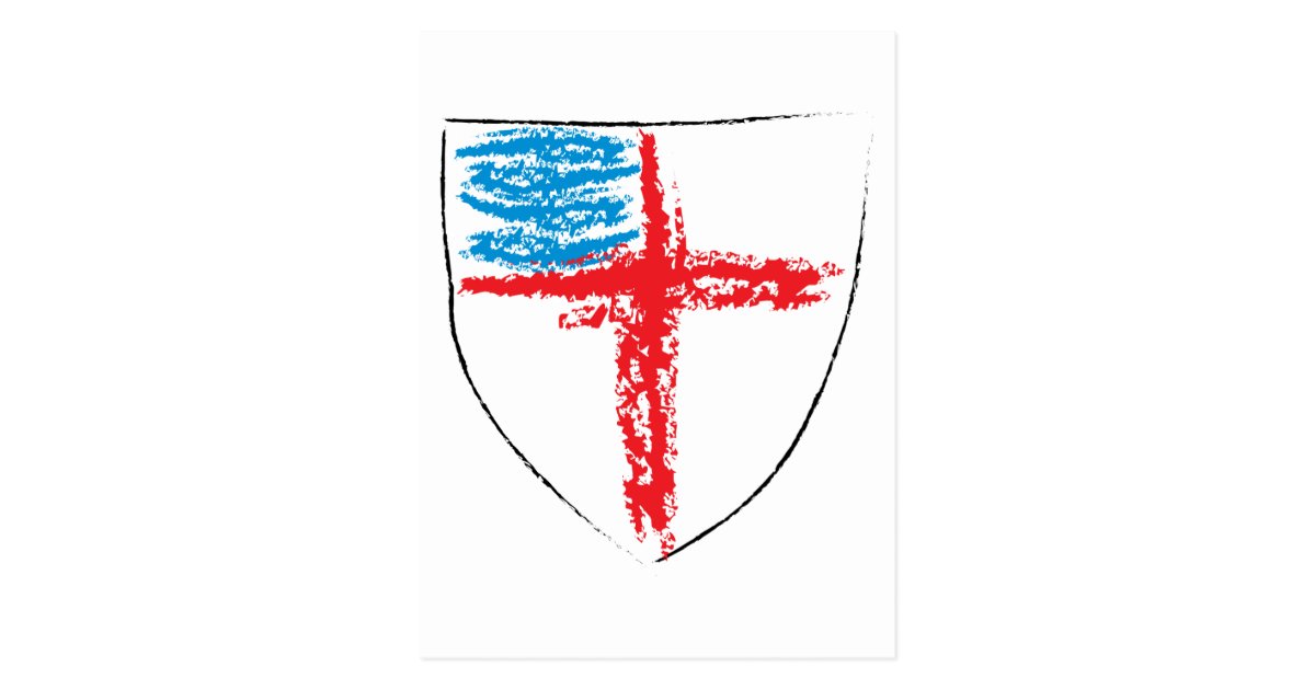 Episcopal Shield Postcard | Zazzle.com