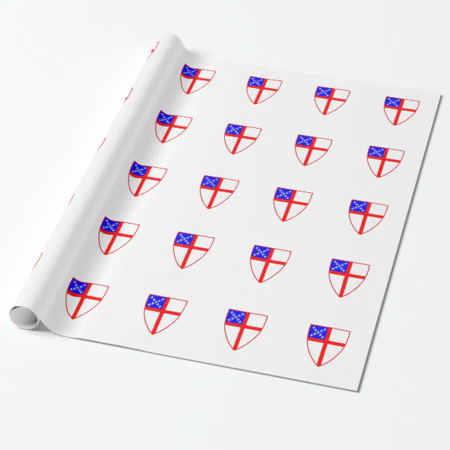 Episcopal Shield Wrapping Paper | Zazzle