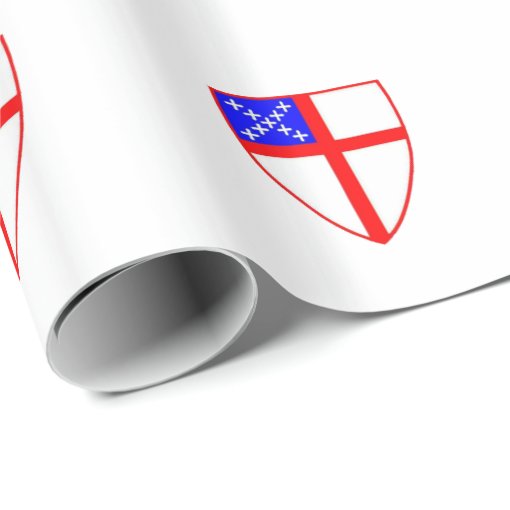 Episcopal Shield Wrapping Paper | Zazzle