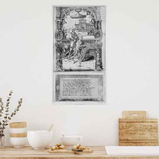 Epitaph of Margaret of Austria Poster | Zazzle
