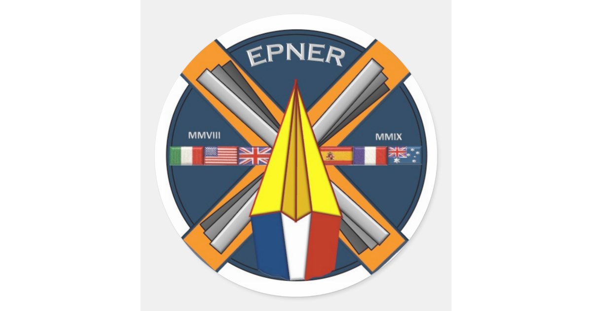 EPNER Class Patch Classic Round Sticker | Zazzle