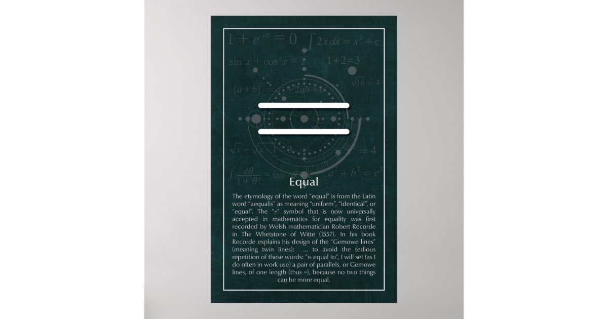 Equal Poster | Zazzle