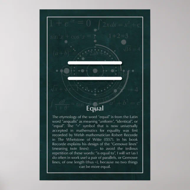 Equal Poster | Zazzle