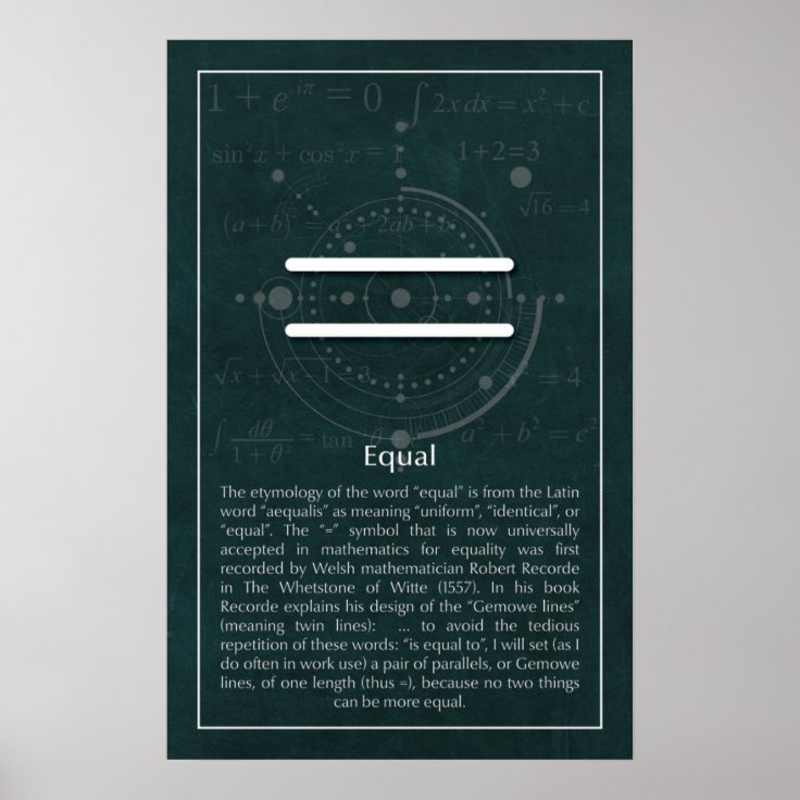 Equal Poster | Zazzle