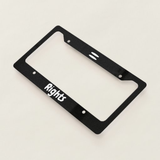 Equal Rights Logo License Plate Frame | Zazzle