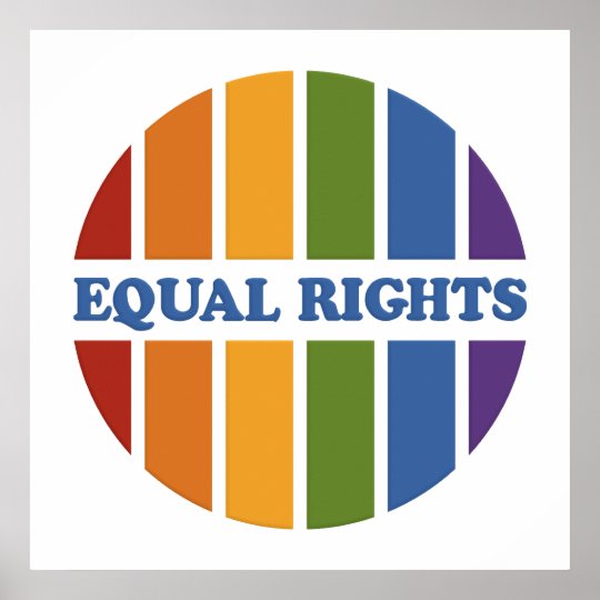 Equal Rights poster | Zazzle.com