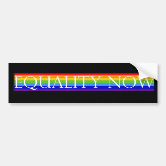 Equality Bumper Sticker | Zazzle