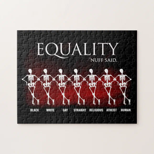 Equality. 'Nuff said. Jigsaw Puzzle | Zazzle
