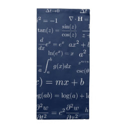 Equations of Math and Science Cloth Napkins | Zazzle