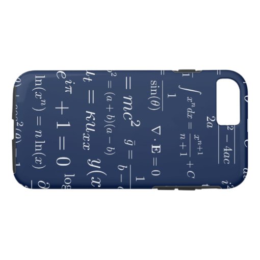 Equations of Math and Science Phone Case | Zazzle