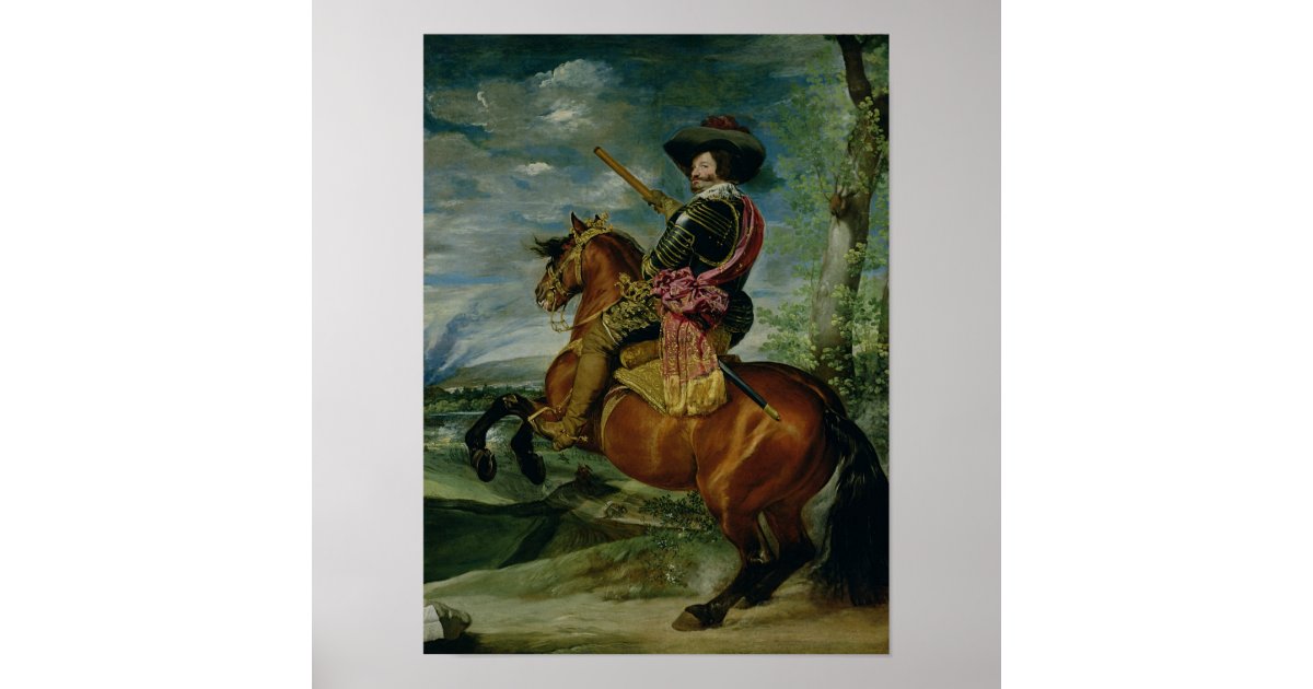 Equestrian Portrait of Don Gaspar de Guzman Poster | Zazzle