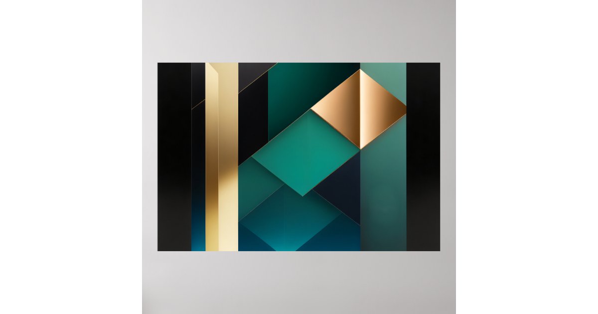 Equilibrium of Shapes Poster | Zazzle