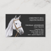 Equine Horse Professional Personalized Equestrian Business Card | Zazzle