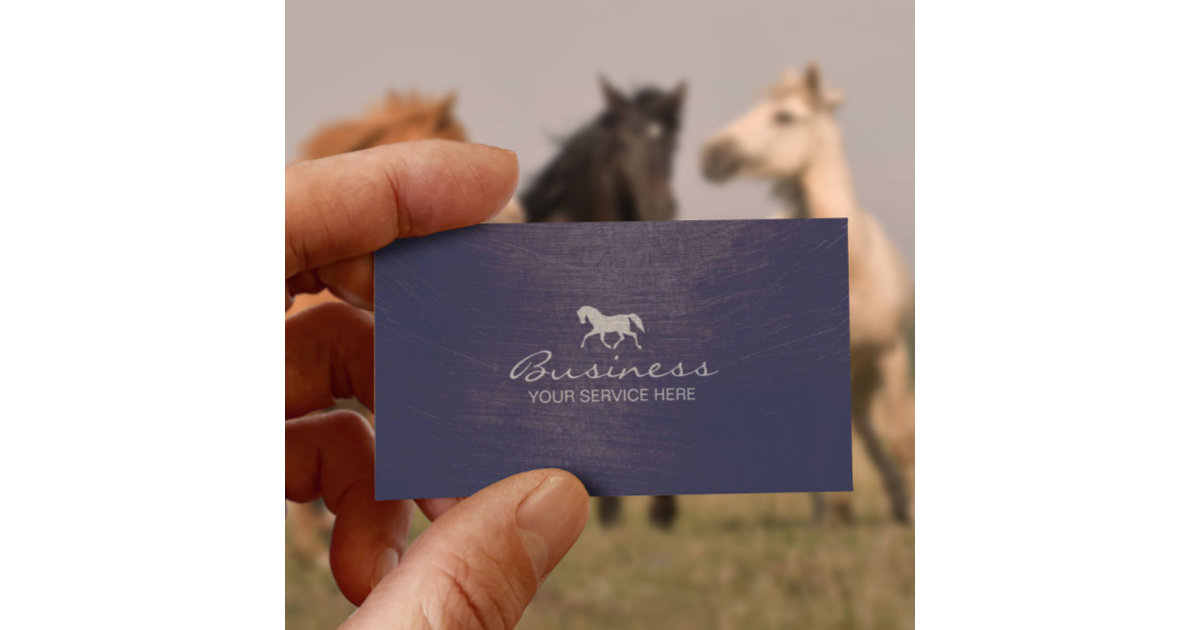 Equine Horse Riding Equestrian Business Card | Zazzle