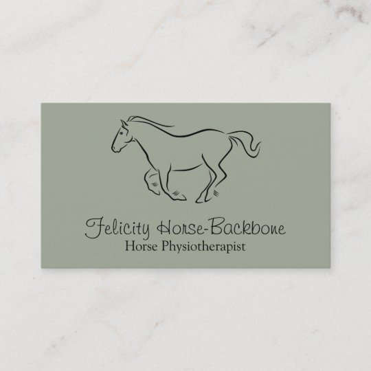 Equine physiotherapist business card | Zazzle.com Equine physiotherapist business card | Zazzle.com