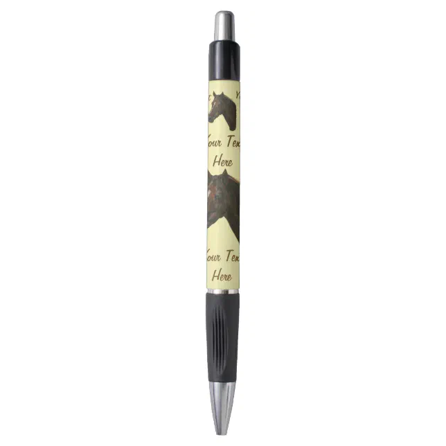 equine picture of chestnut mare brown horse pen | Zazzle