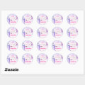 Eras Birthday Party Friendship Bracelet Classic Round Sticker | Zazzle