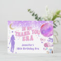 Eras Birthday Party In My Birthday Era Thank You Card | Zazzle