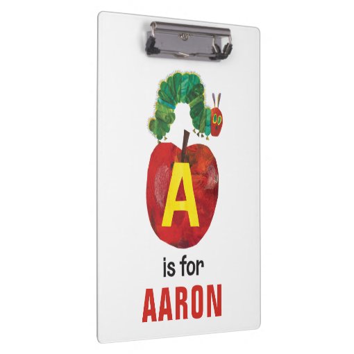 Eric Carle | A is For Apple Clipboard | Zazzle