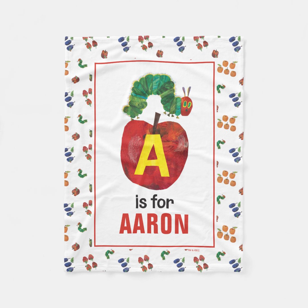 Eric Carle | A is For Apple Fleece Blanket | Zazzle