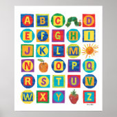 Eric Carle | Alphabet Blocks Pattern Poster | Zazzle