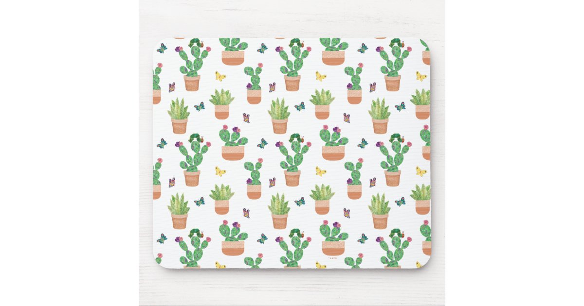 Eric Carle | Caterpillar, Cactus, and Butterfly Pa Mouse Pad | Zazzle