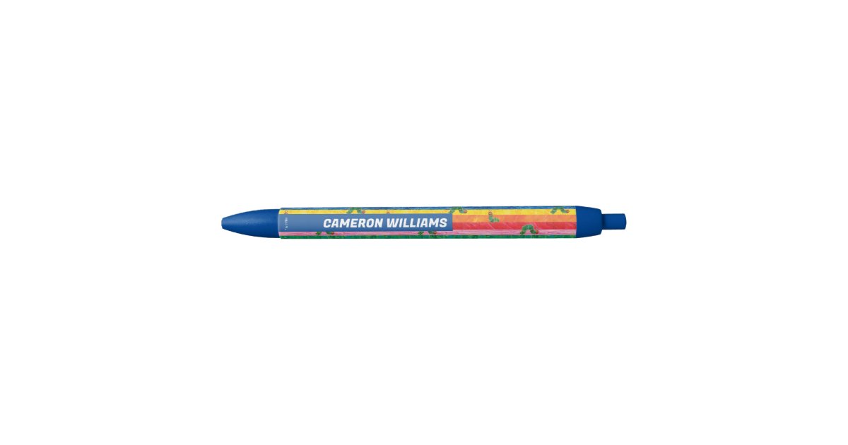 Eric Carle | Caterpillar Rainbow Stripe Pattern Pen | Zazzle