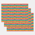Eric Carle | Caterpillar Rainbow Stripe Pattern Wrapping Paper Sheets ...