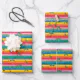 Eric Carle | Caterpillar Rainbow Stripe Pattern Wrapping Paper Sheets ...