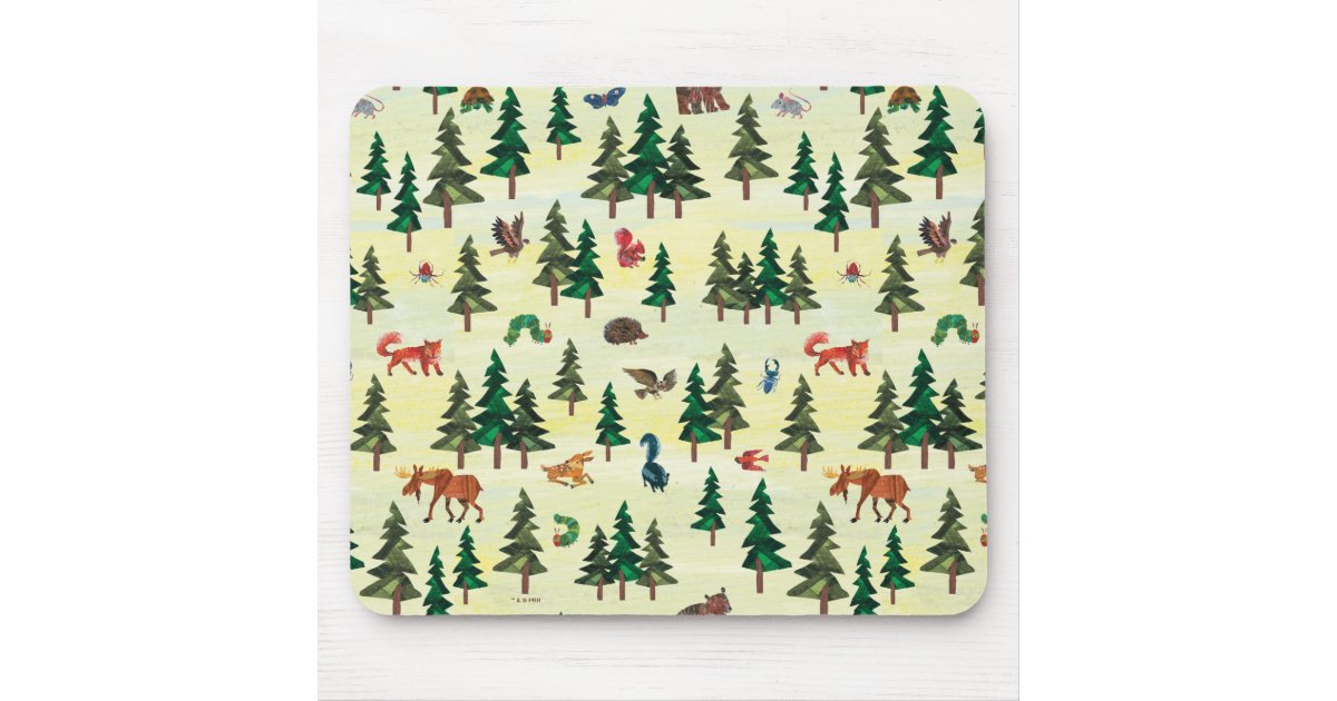 Eric Carle | Ready for Forest Fun Pattern Mouse Pad | Zazzle