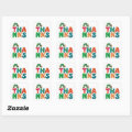 Eric Carle | Thanks Caterpillar Square Sticker | Zazzle
