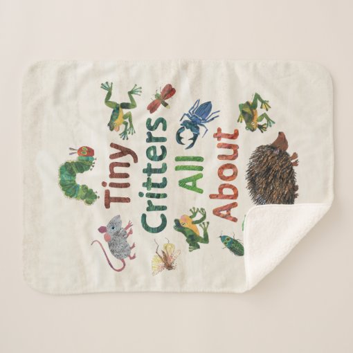Eric Carle | Tiny Critters All About Sherpa Blanket | Zazzle