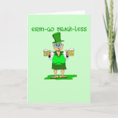 Erin Go Bragh Less Card | Zazzle
