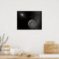 Eris (Xena) and Its moon Dysnomia Poster | Zazzle