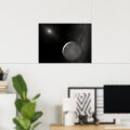 Eris (Xena) and Its moon Dysnomia Poster | Zazzle
