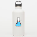 Erlenmeyer flask with liquid science sticker | Zazzle