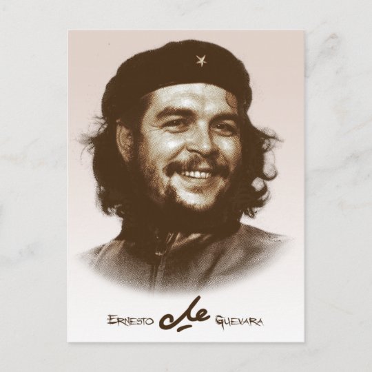 Ernesto Che Guevara Smile Postcard | Zazzle.com