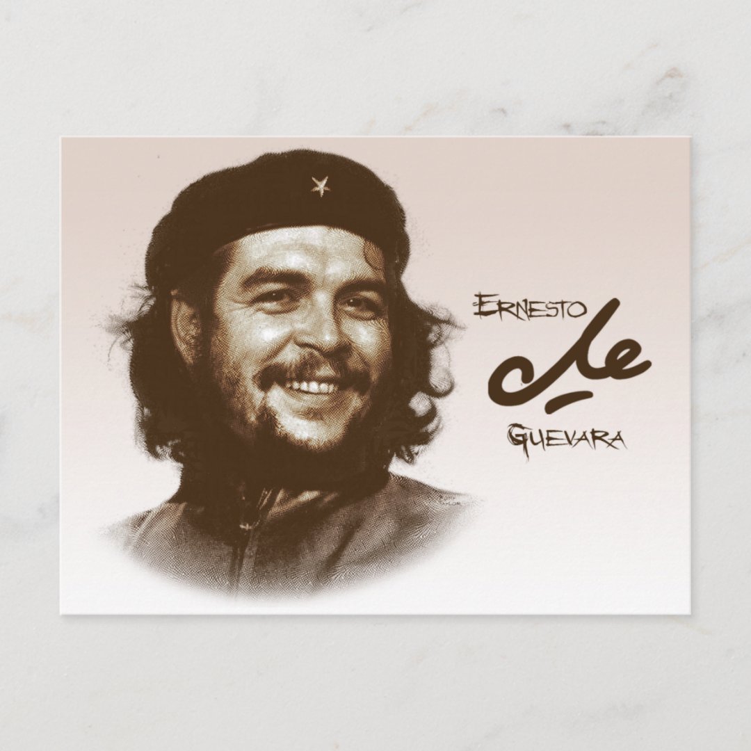 Ernesto Che Guevara Smile Postcard | Zazzle