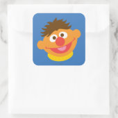 Ernie Face Square Sticker | Zazzle