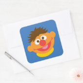Ernie Face Square Sticker | Zazzle