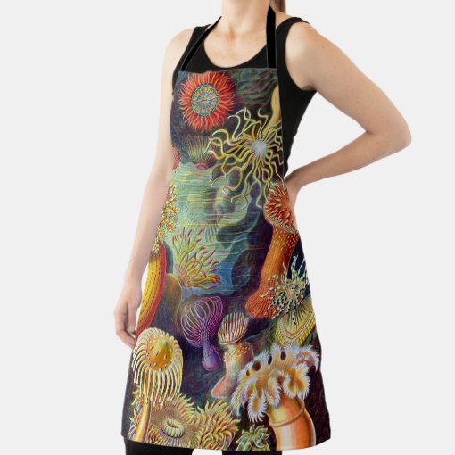 Ernst Haeckel Sea Anemones Marine:Actiniae Apron | Zazzle