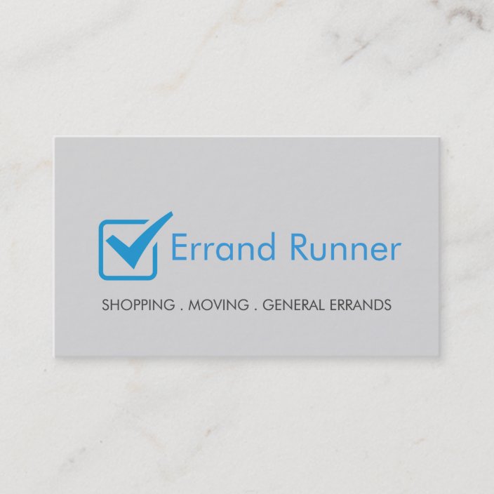 Errand Runner Business Card | Zazzle.com