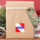 ERT -Emergency Response Team Square Sticker | Zazzle