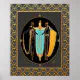 ERTE Art Deco Three Ladies Poster | Zazzle
