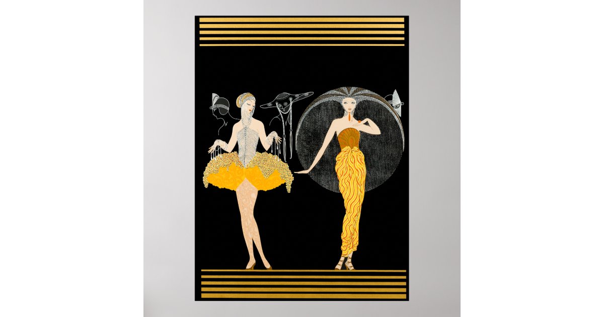 Erté - Morning Day Poster | Zazzle