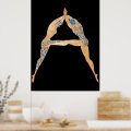 Erté - The Letter A from the Alphabet Suite, 1976 Poster | Zazzle