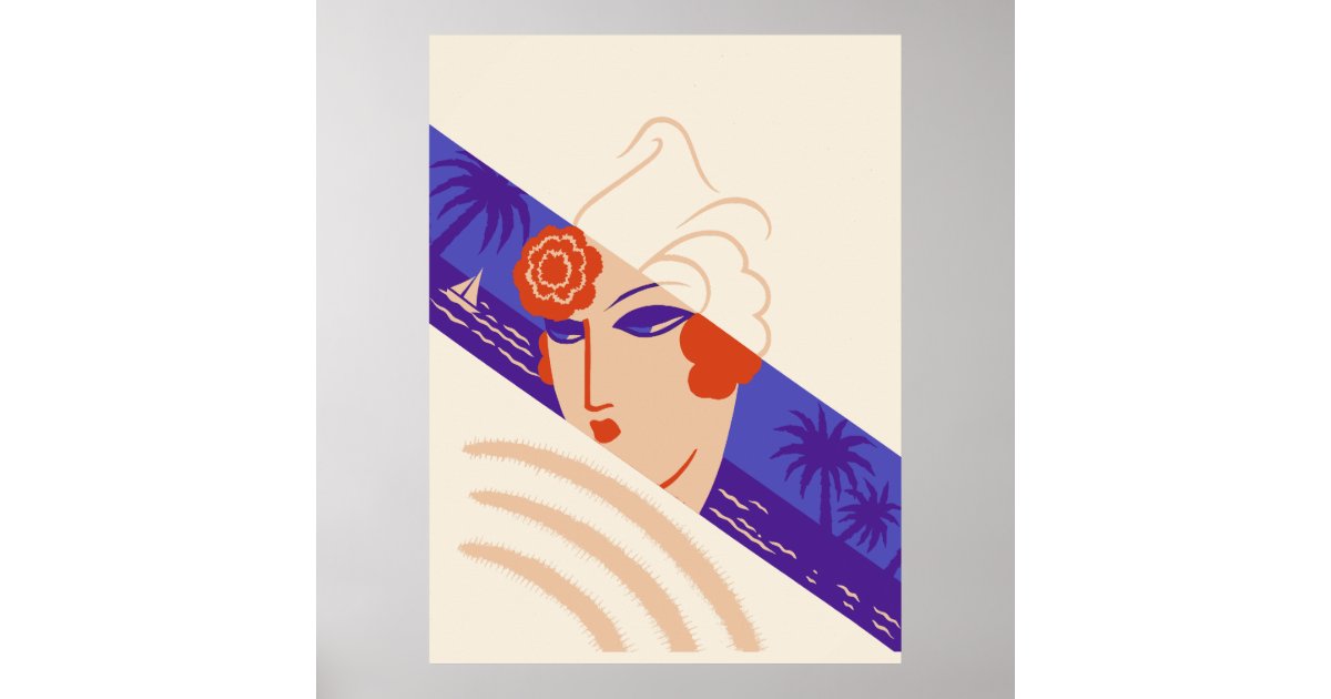 Erté - Winter Resorts Poster | Zazzle