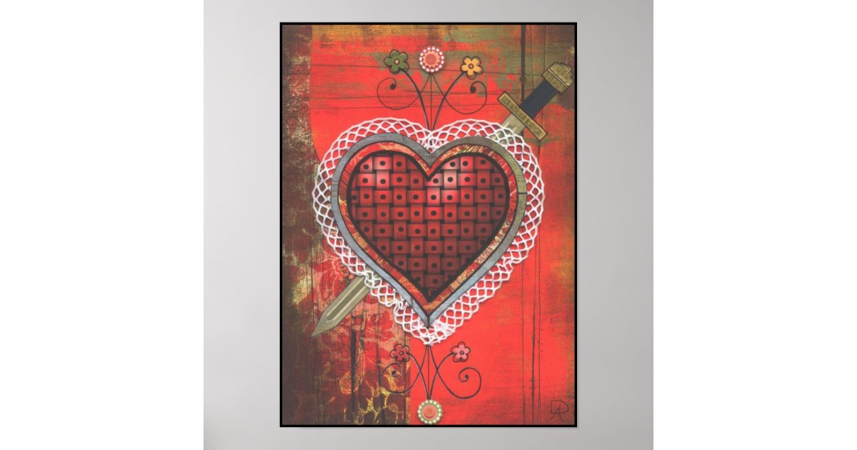 Erzulie Dantor's Vèvè Poster | Zazzle