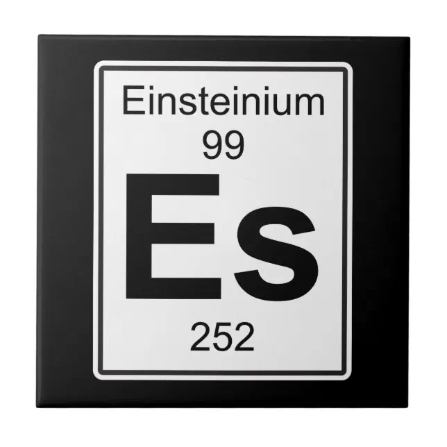 Es - Einsteinium Tile | Zazzle